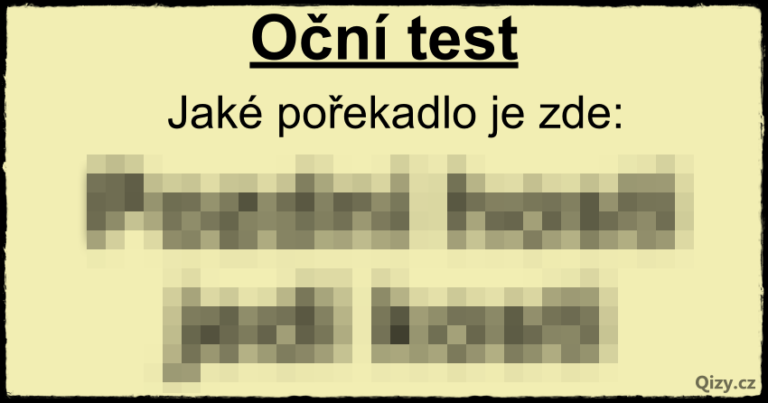 Oční test: Jaké číslo vidíte? - Obrázkové hádanky